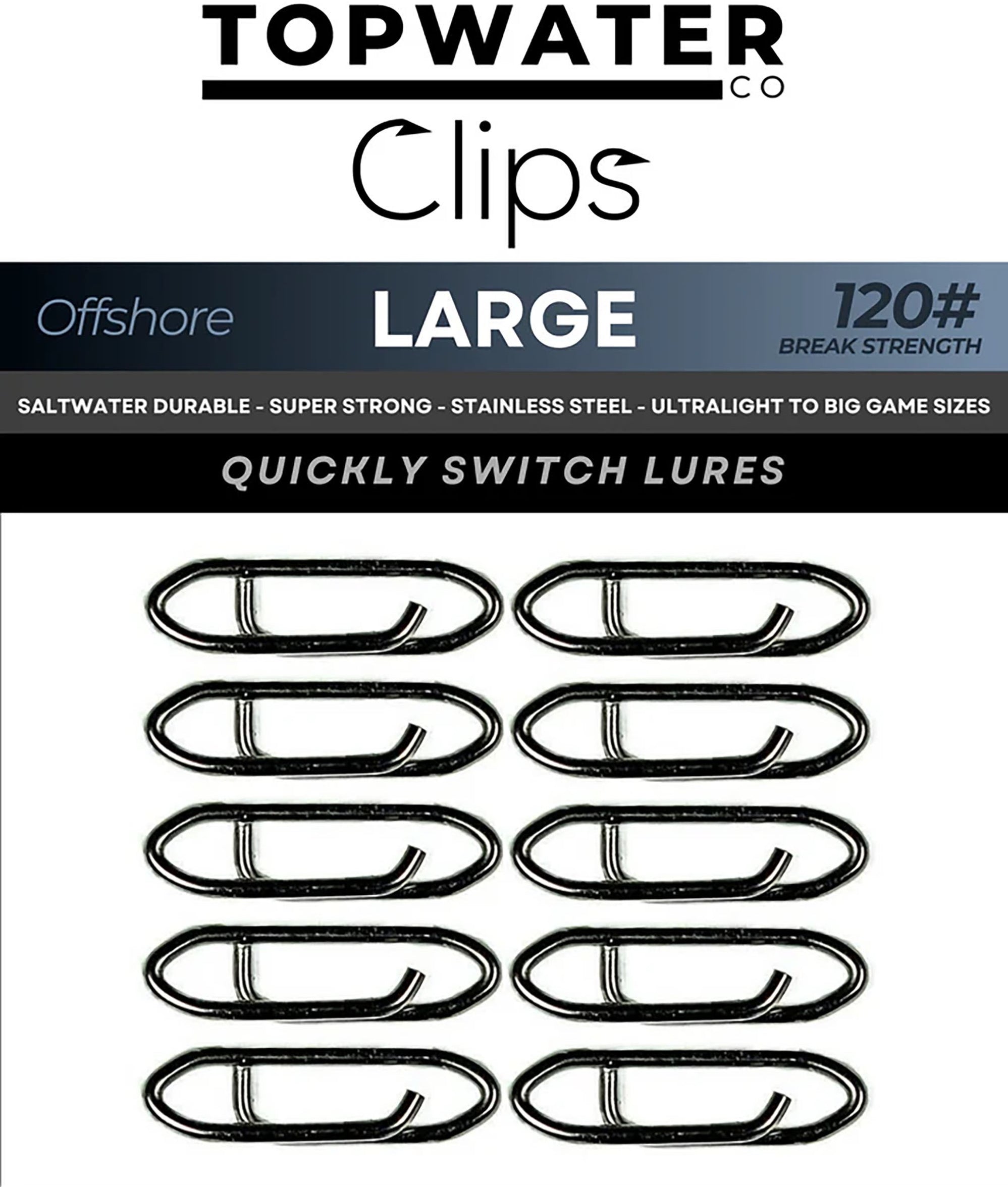 Topwater Co Speed Clips — Discount Tackle