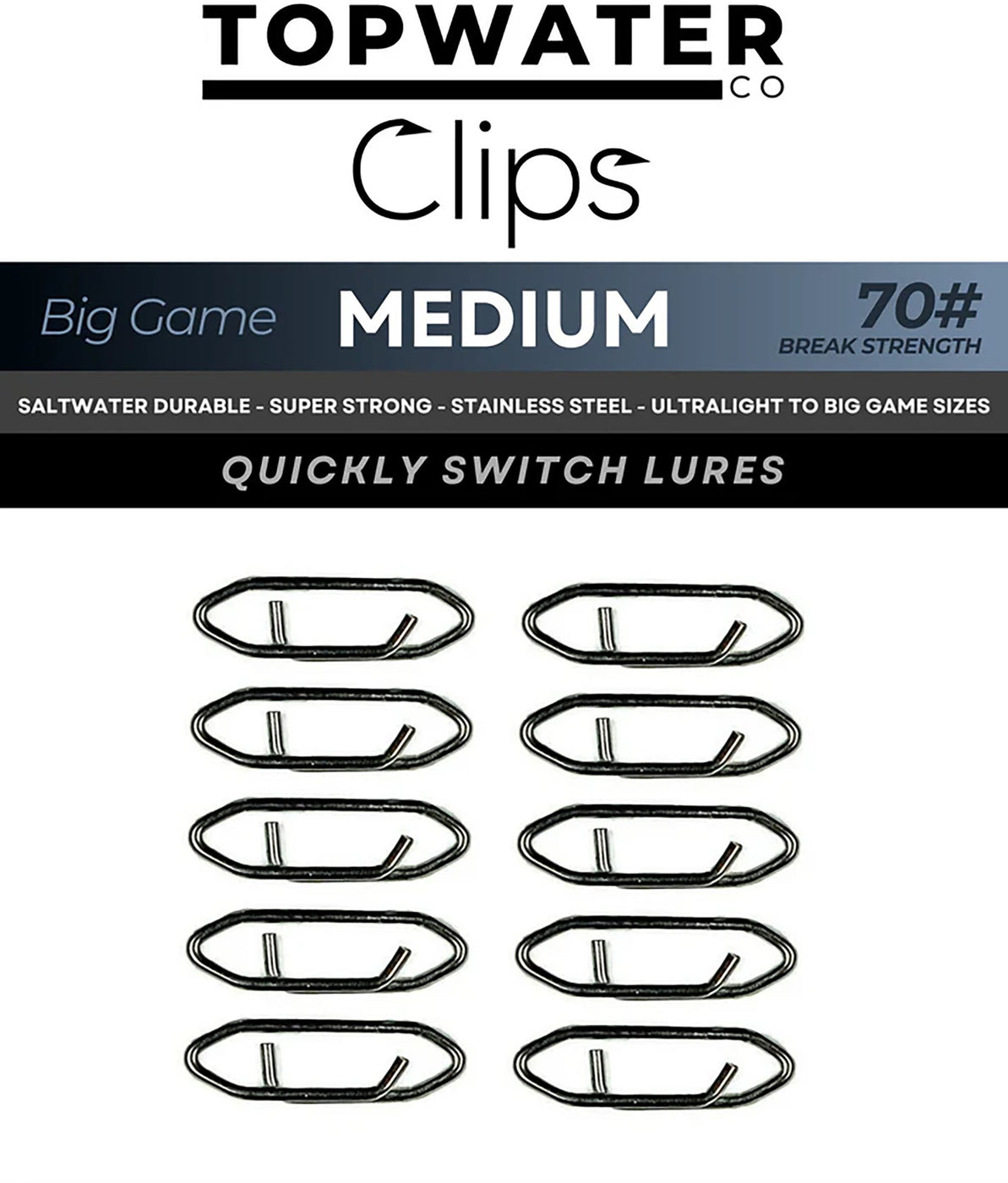 Topwater Co Speed Clips — Discount Tackle