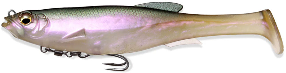 Megabass Magdraft Pre-Rigged Soft Plastic Swimbait - 5 Inch — Discount ...