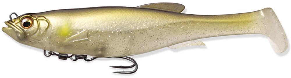 Megabass Magdraft Pre-Rigged Soft Plastic Swimbait - 5 Inch — Discount ...