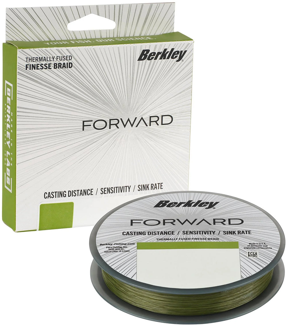 Berkley Forward Finesse Low-Vis Green Braid - 150 Yard Spool — Discount ...