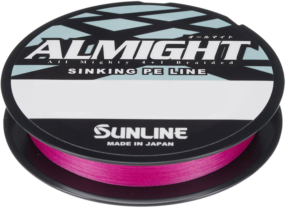 Sunline Almight HSG Pink Braided Line Standard Spools - 165 Yards ...