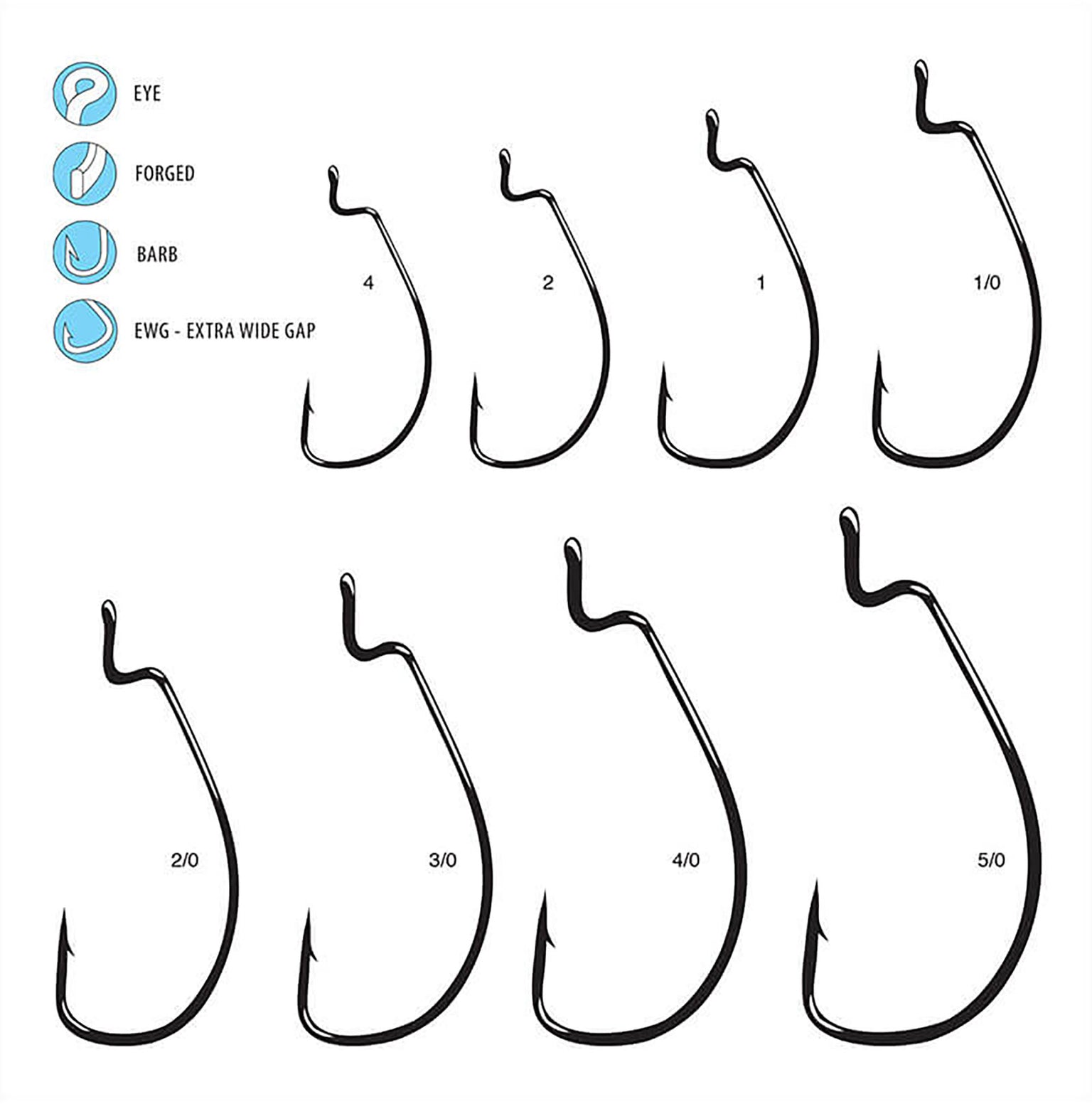Saltwater Hooks — Discount Tackle