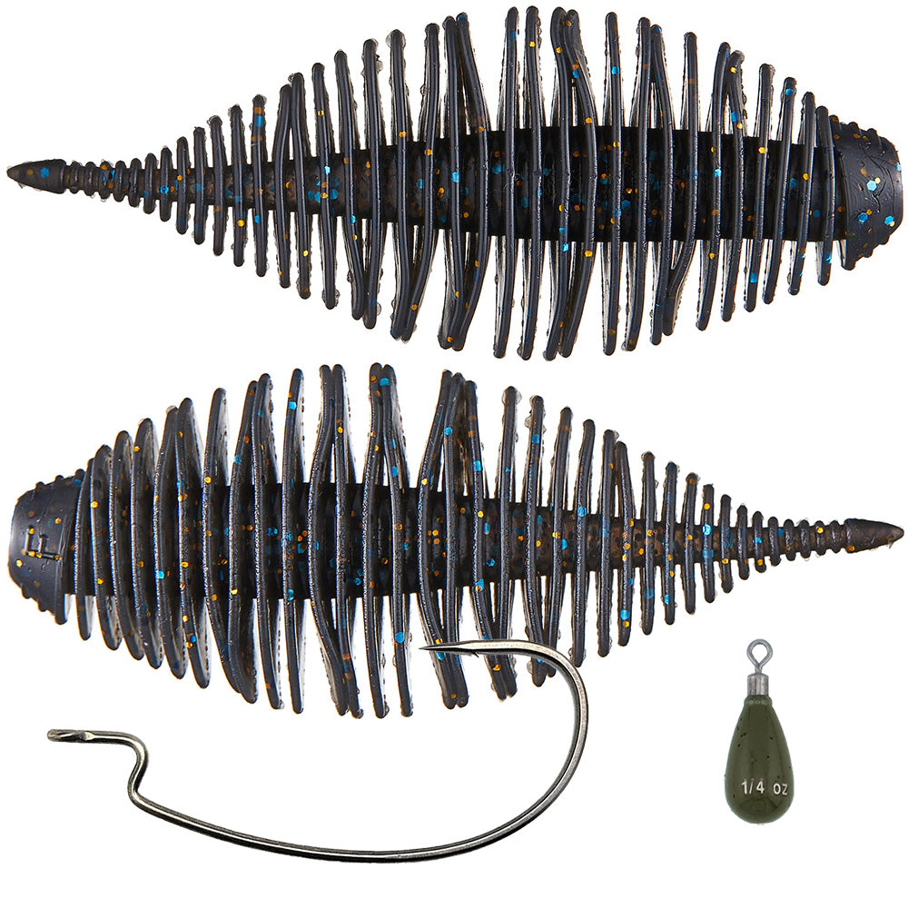 Geecrack Bellows Gill 3.8 Inch Floating Free-Rig Kit — Discount Tackle