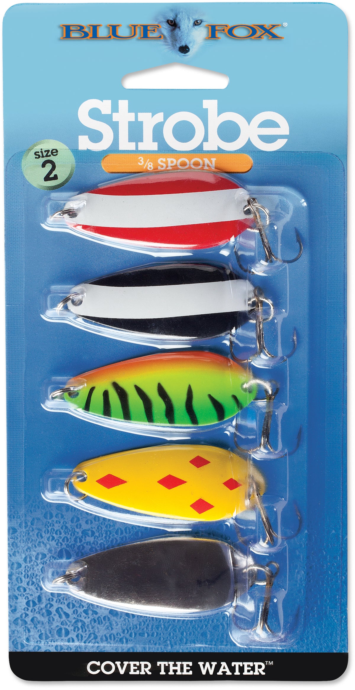 Blue Fox Classic Strobe Tear Drop Spoon Kit — Discount Tackle