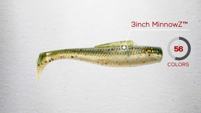 Z-Man MinnowZ 3 inch Soft Plastic Paddle Tail Swimbait 6 pack ...
