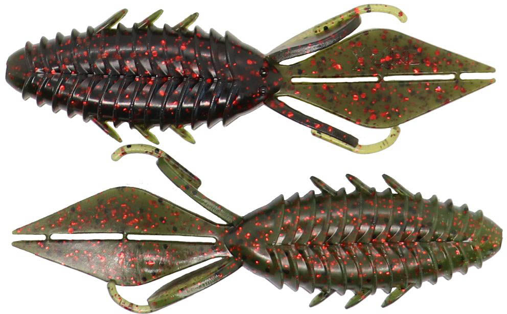 Xzone Adrenaline Bug 4 inch Soft Plastic Creature Bait 8 pack ...