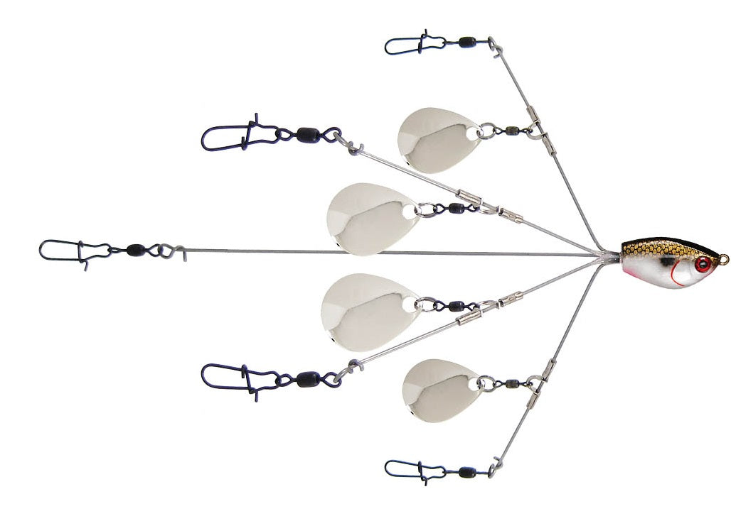 YUM YUMbrella Flash Mob Jr. Bladed Umbrella Rig — Discount Tackle